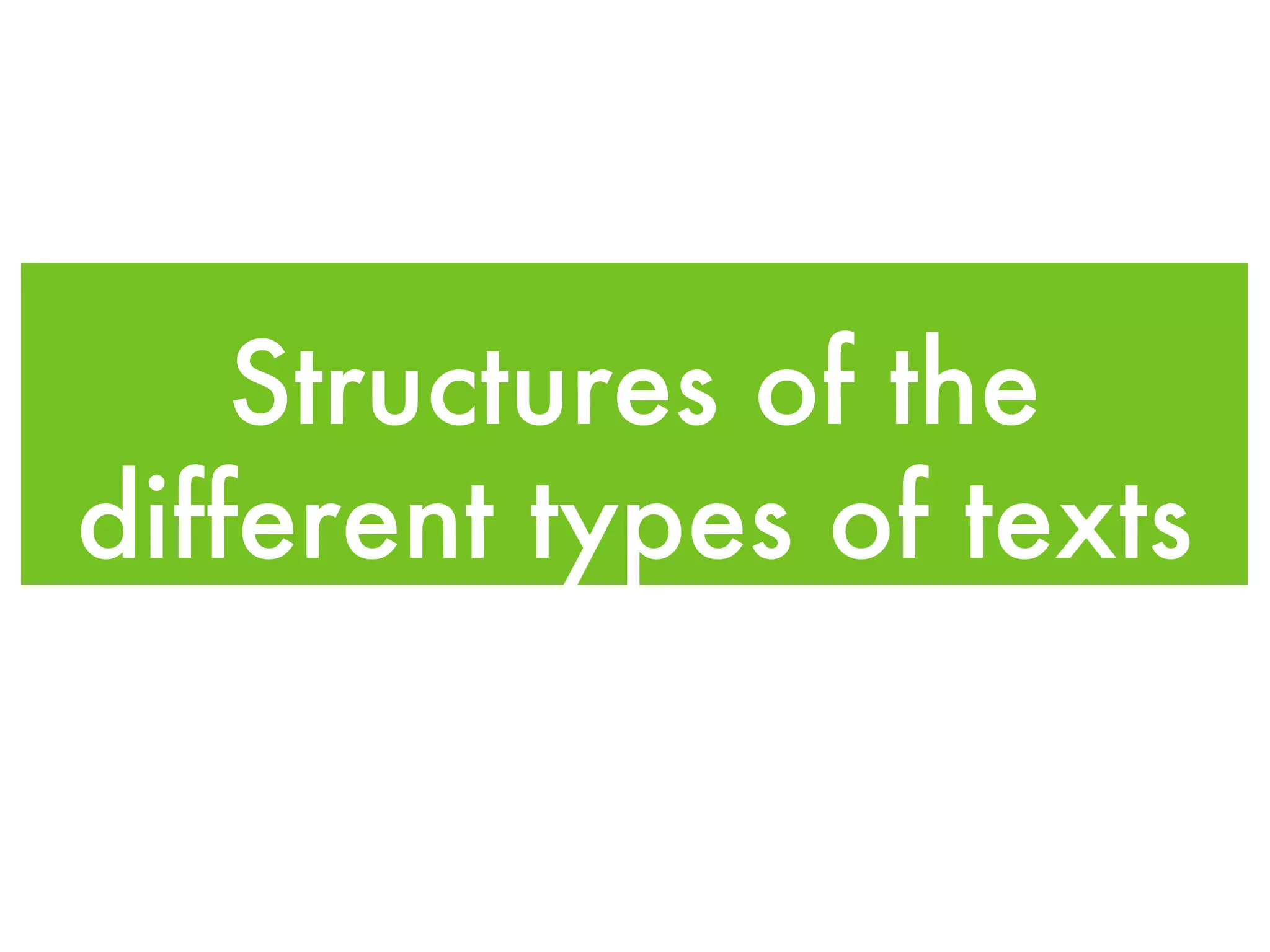 Writing structures | PPT | Books and Literature