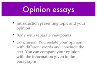 Writing structures | PPT