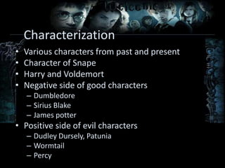 Writing Style and Techniques of J. K. Rowling in Harry Potter | PPTX