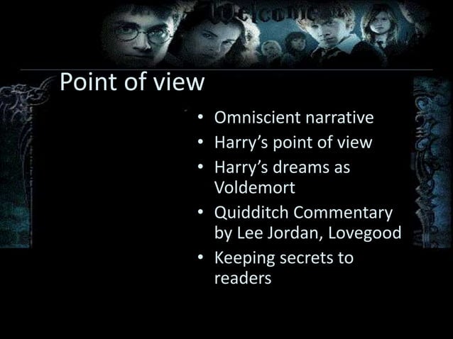 Writing Style and Techniques of J. K. Rowling in Harry Potter | PPTX ...
