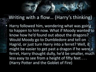 Writing Style and Techniques of J. K. Rowling in Harry Potter | PPTX