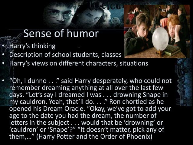 Writing Style and Techniques of J. K. Rowling in Harry Potter | PPTX ...