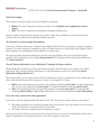 writing_style_guide for writers and lectures and others | PDF