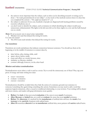 writing_style_guide for writers and lectures and others | PDF