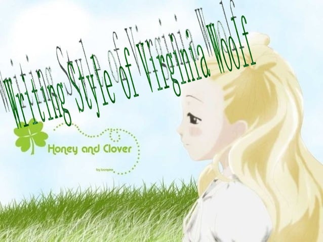 Writing Style Of Virginia Woolf | PPT | Fiction | Books and Literature