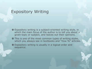 Writing styles | PPT