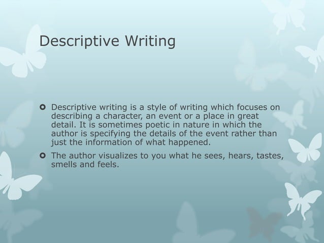 Writing styles | PPT