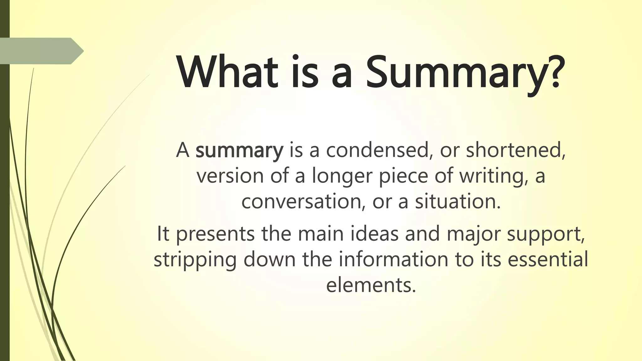 Writing Summaries.ppt