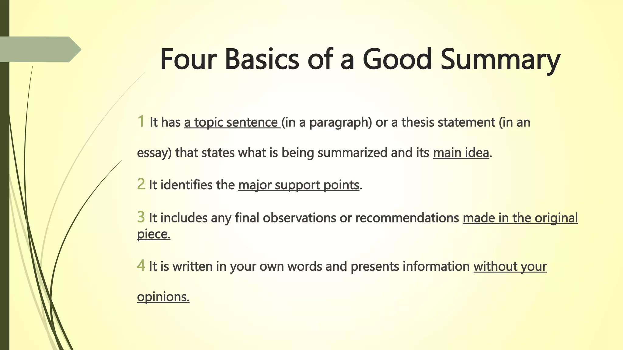 Writing Summaries.ppt