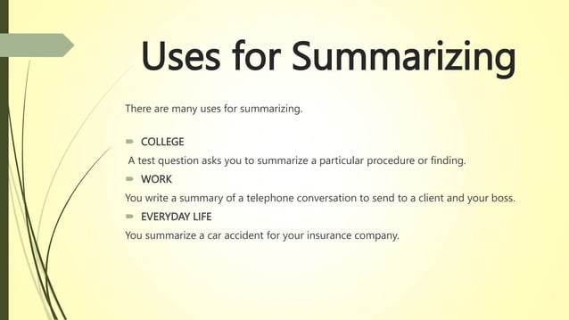 Writing Summaries.ppt