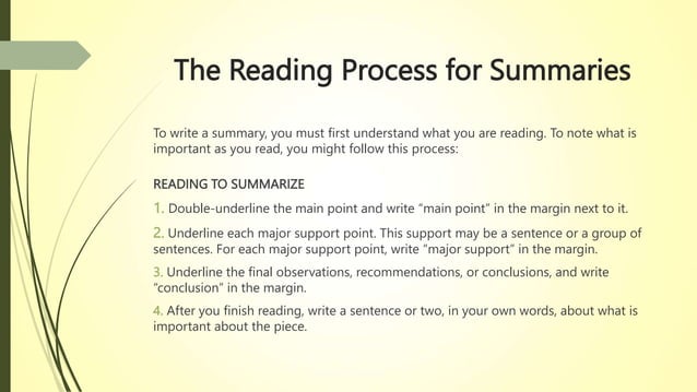 Writing Summaries.ppt