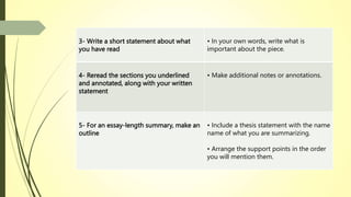 Writing Summaries.ppt