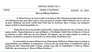 Writing Target_Pasulat na Pakopya....pptx