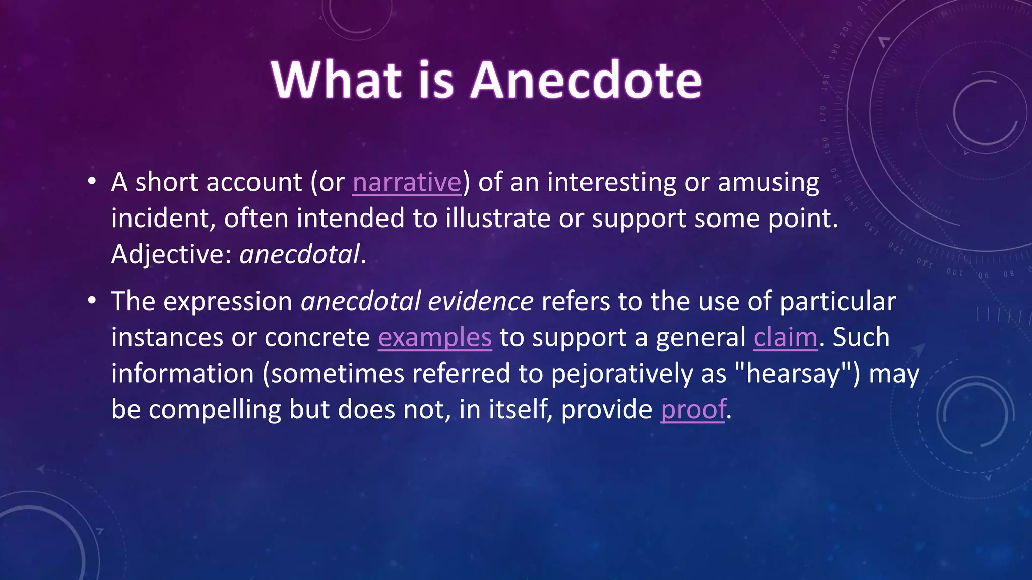 Descriptive Paragraph and Anecdote Text | PPTX | Screenwriting ...