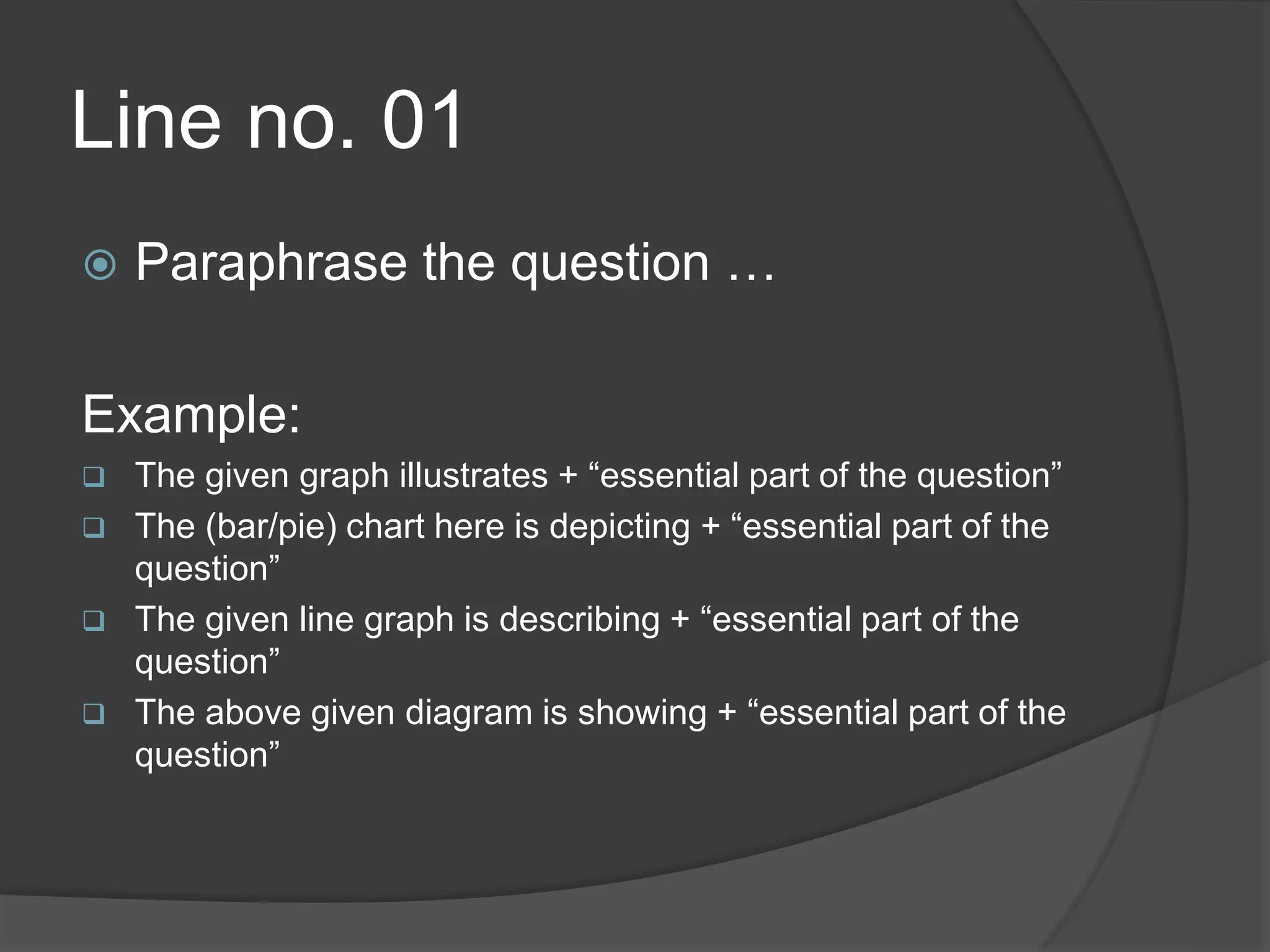 IELTS Writing Task 01 | PPTX