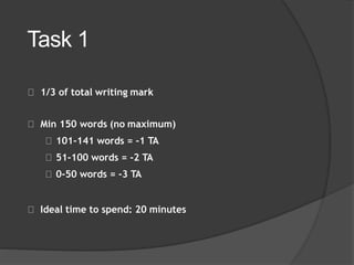 IELTS Writing Task 01 | PPTX