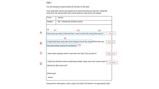 WRITING (TASK 1) email and letter for muet | PPTX