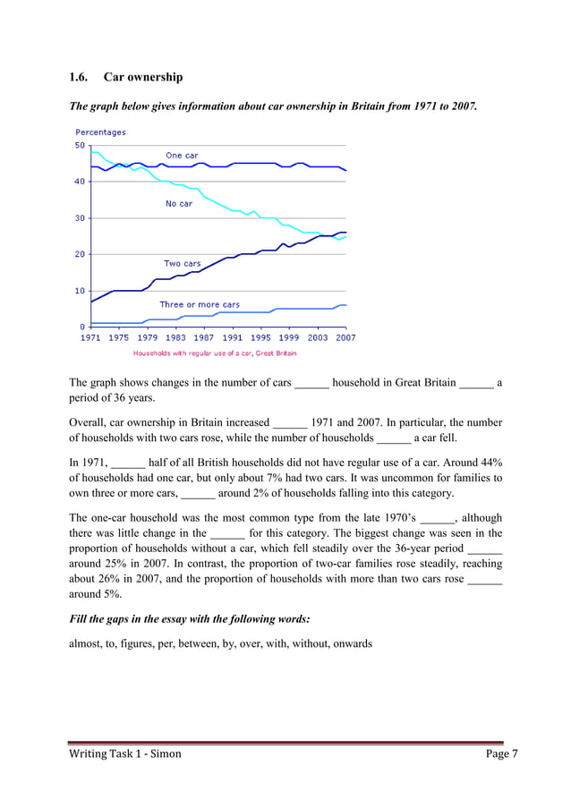 Writing task 1 band 9 collection | PDF