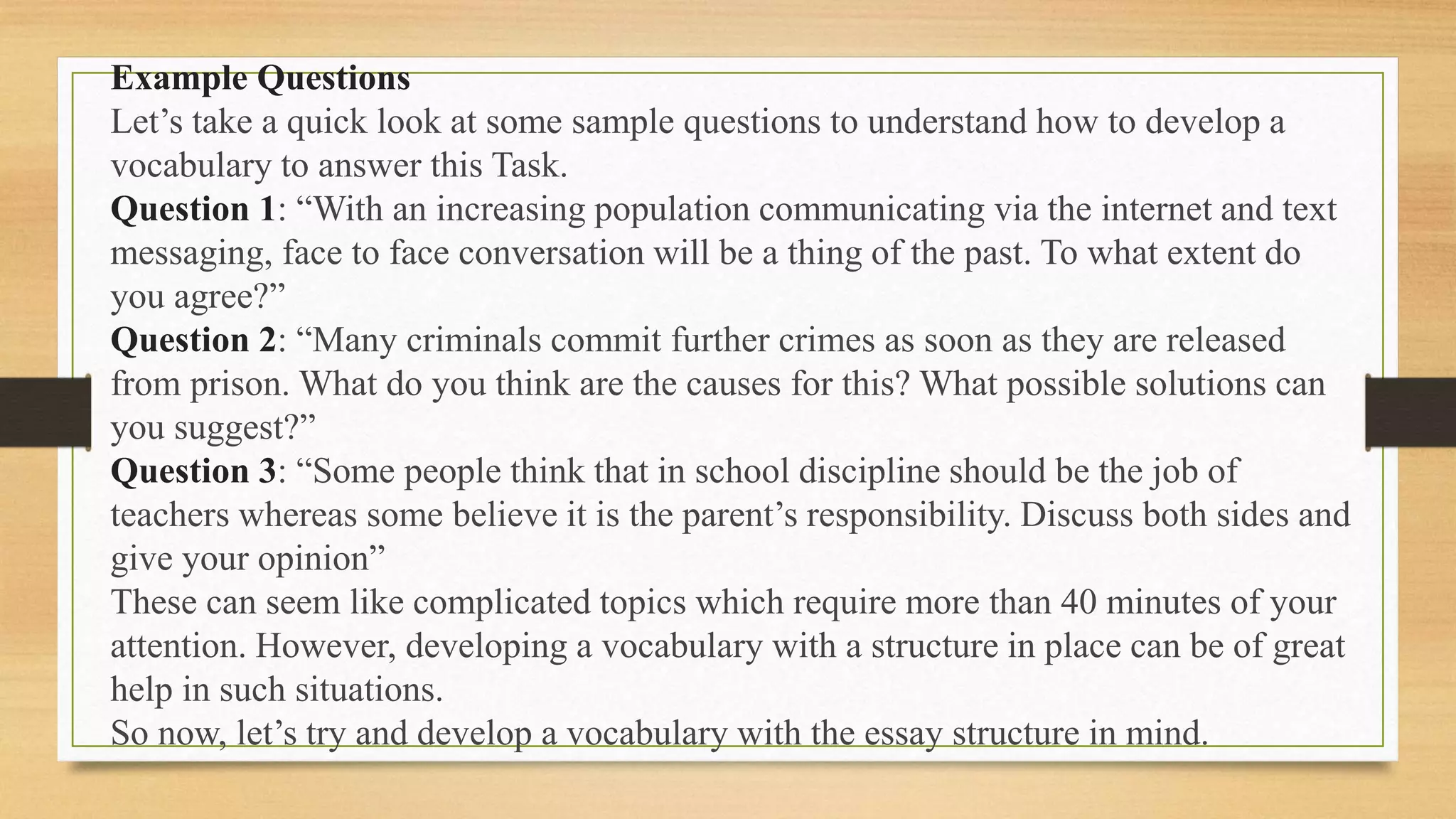 IELTS Writing task 2 | PPTX
