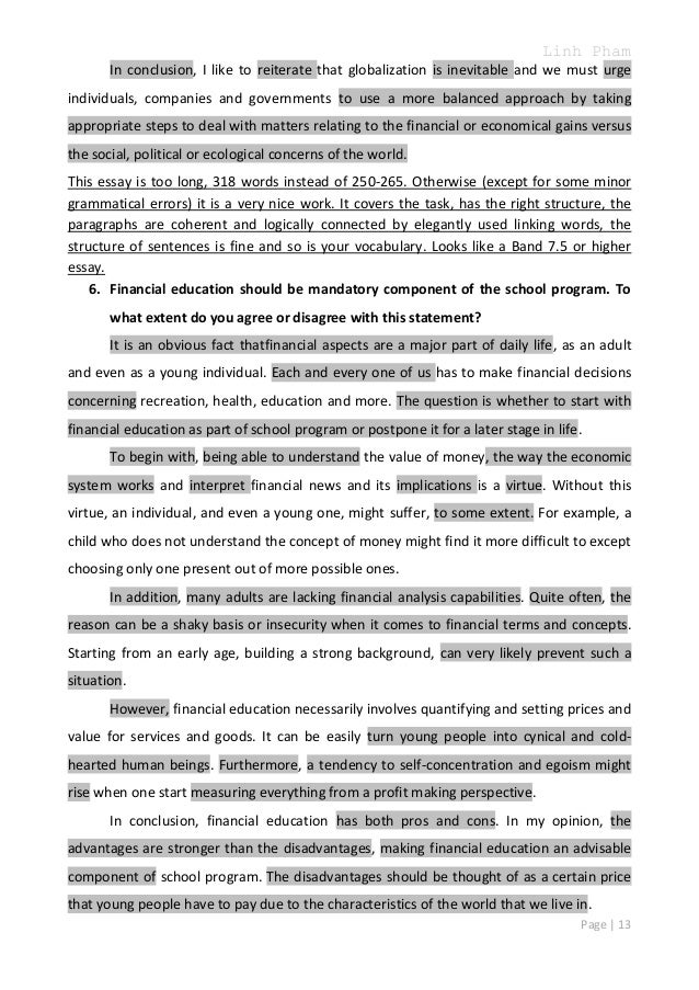 Writing task 2 band 8 9