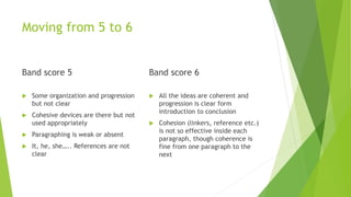 IELTS writing task 2 (deciphering the band descriptors codes) | PPT
