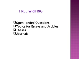 Writing tasks | PPT