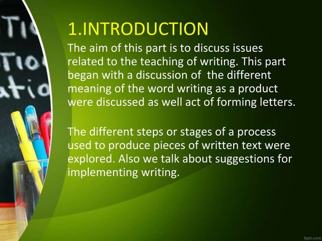 Writing teaching to children | PPT