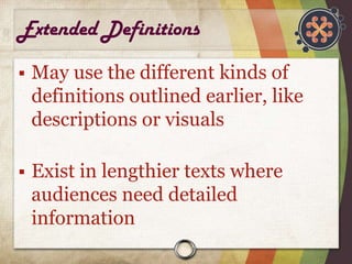 Writing technical definitions | PPTX