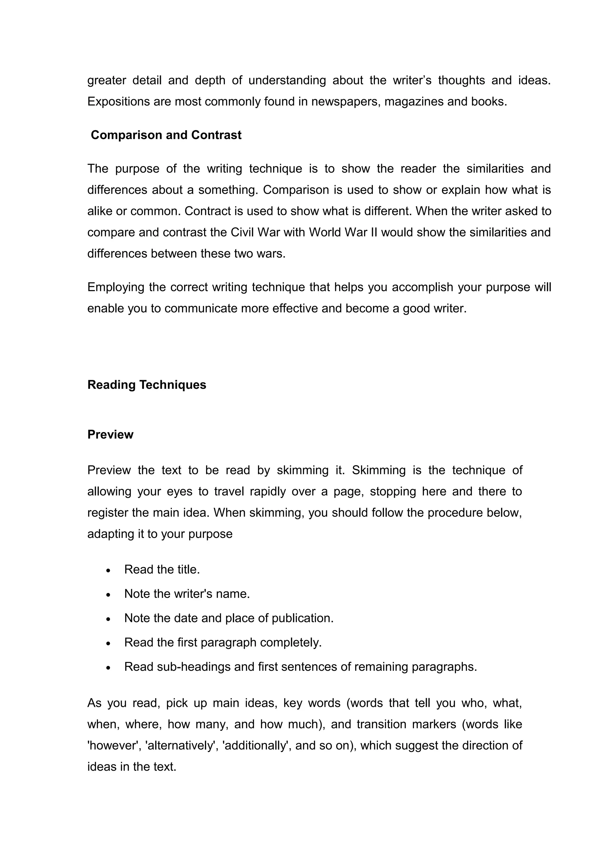 Writing techniques | PDF