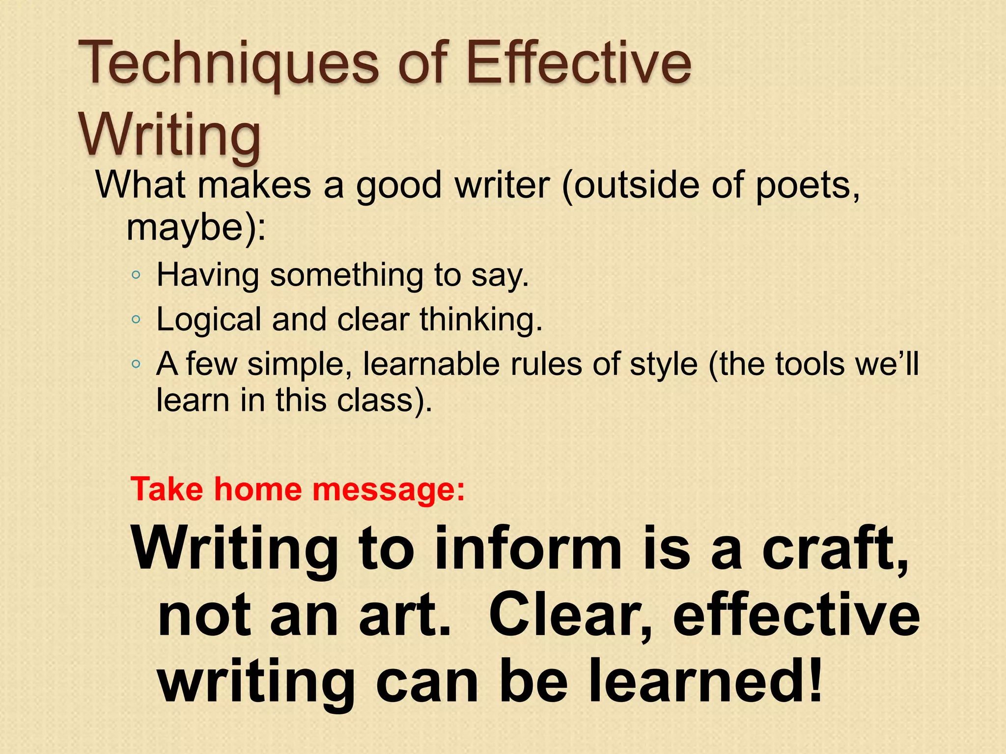 Writing techniques.ppt