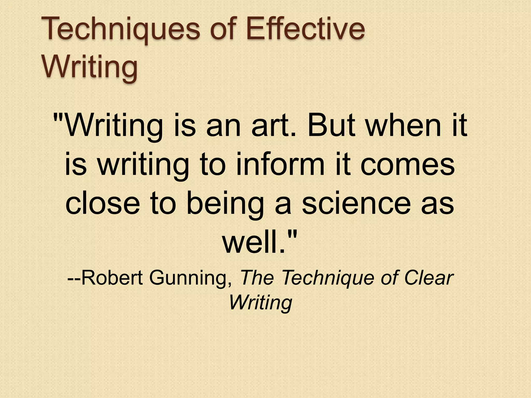 Writing techniques.ppt