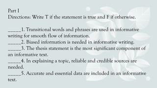 Grade 7 English - Writing techniques quiz.pptx