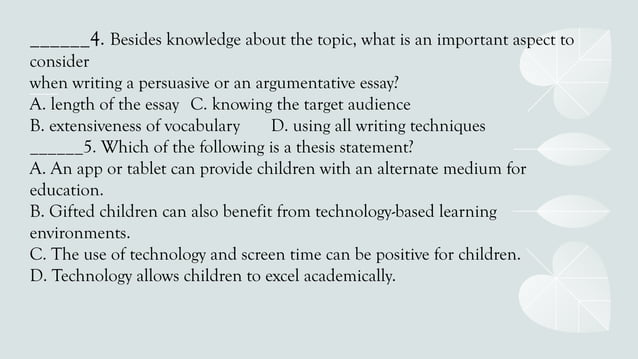 Grade 7 English - Writing techniques quiz.pptx