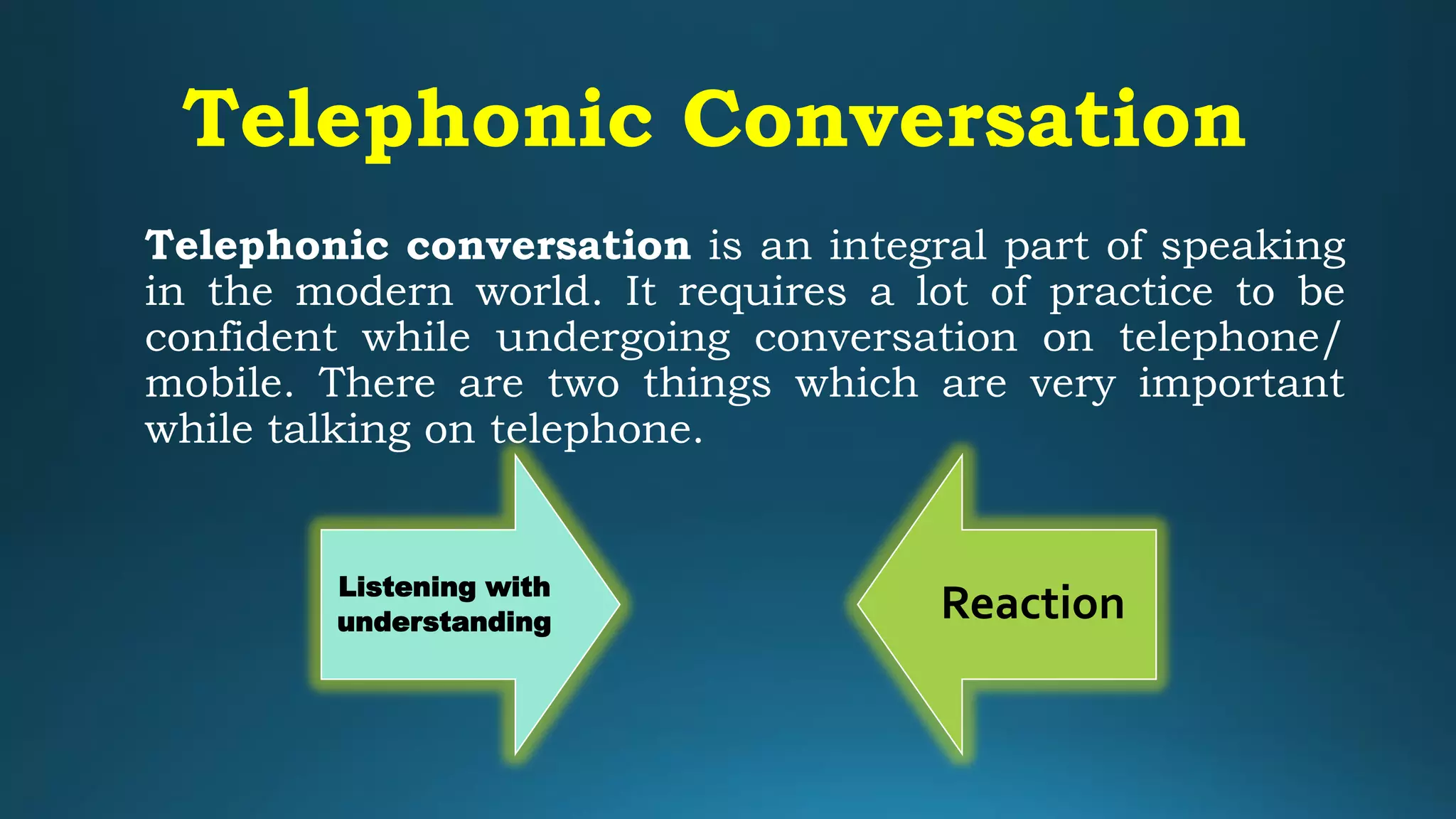 Writing Telephone Conversations | PDF