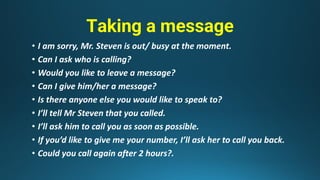 Writing Telephone Conversations | PDF