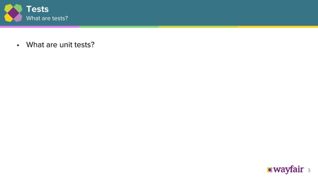 Writing testable code | PPT