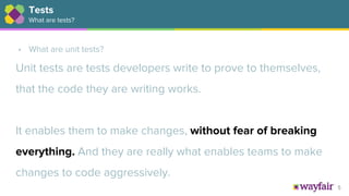 Writing testable code | PPT