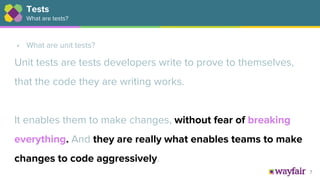 Writing testable code | PPT