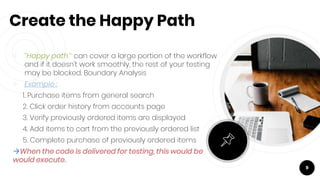 Writing test cases from user stories and acceptance criteria | PPT