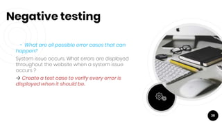 Writing test cases from user stories and acceptance criteria | PPTX