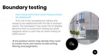 Writing test cases from user stories and acceptance criteria | PPT