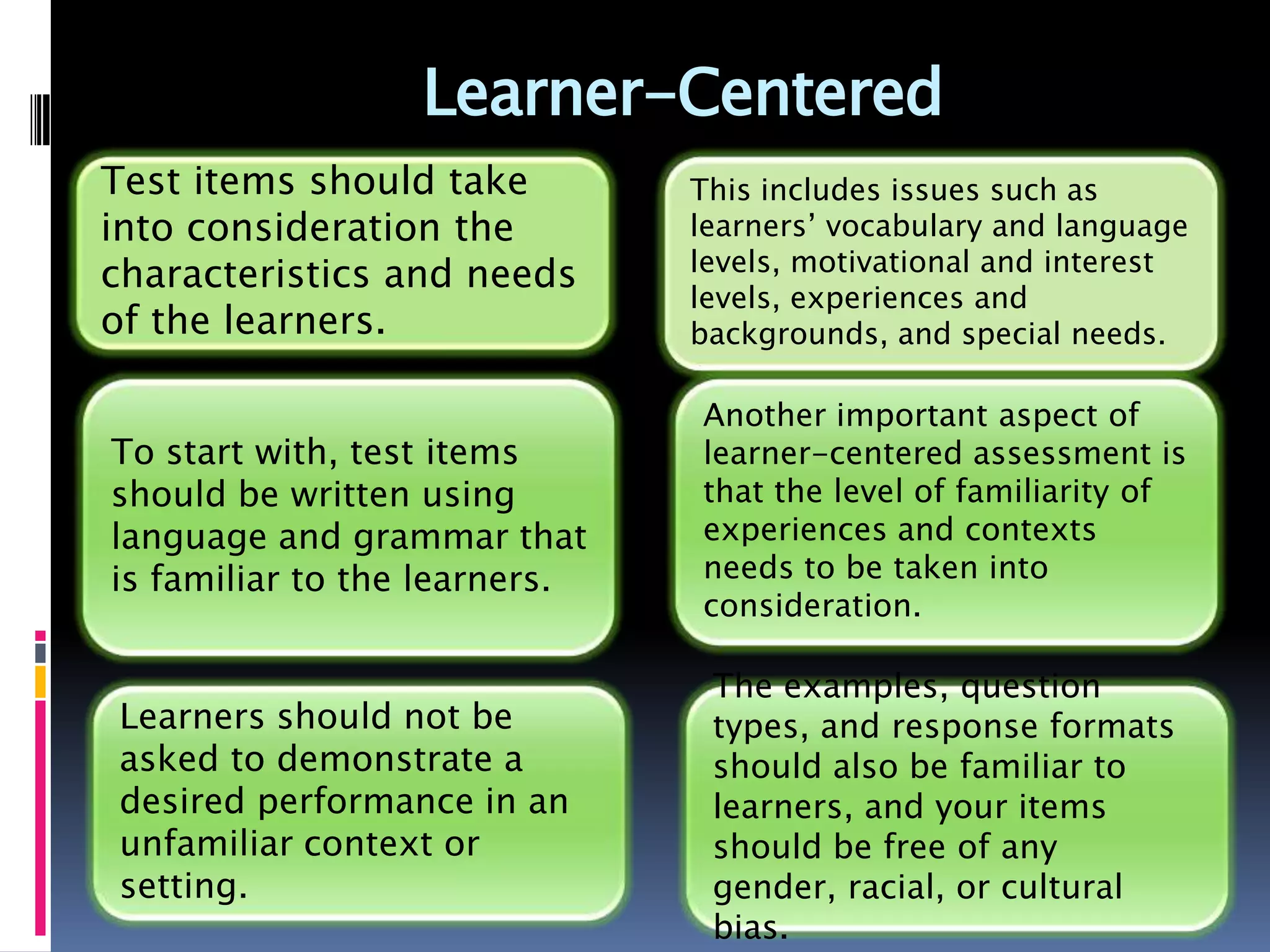 Writing Test Items | PPTX