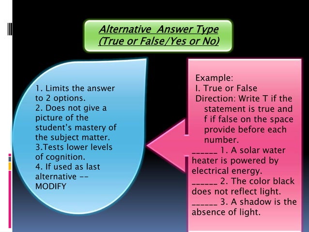 Writing Test Items | PPTX | Standardized Testing | Educational Assessment