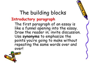 Writing The 5-Paragraph Essay | PPT