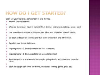 Writing the compare.contrast_essay | PPT
