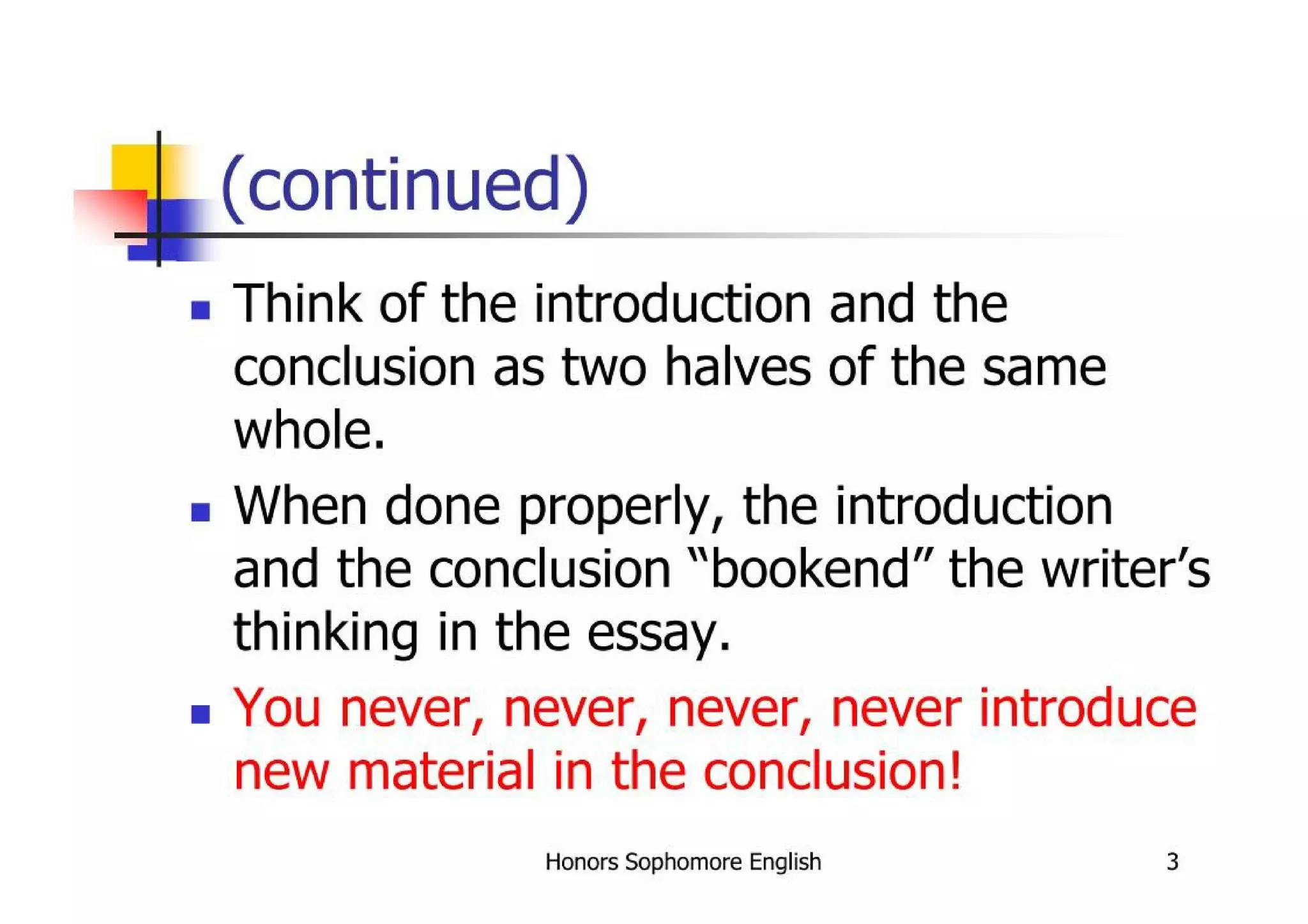 Writing The Conclusion Paragraph | PDF