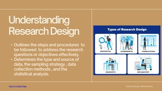 Writing the Design and Methodology in Research | PPTX