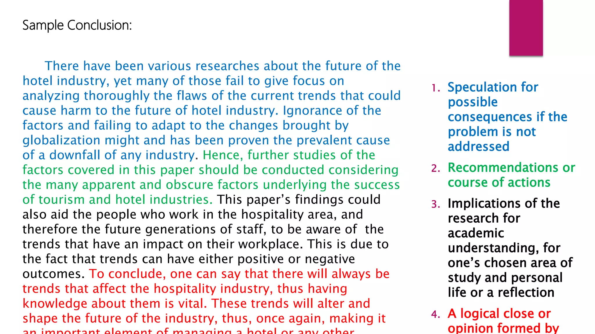Writing the discussion and conclusion | PPTX