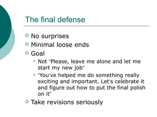 Writing the dissertation | PPT