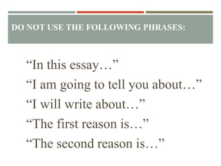 Writing the hookandexample | PPT